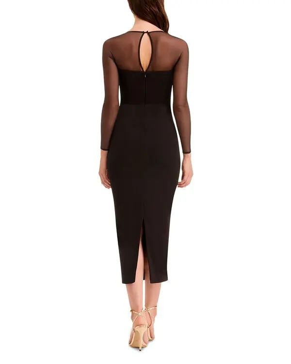 Dress The Population Maxine Midi Dress - Black