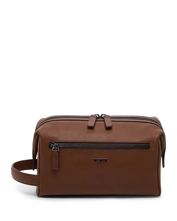 Tumi Framed Travel Kit - Cognac