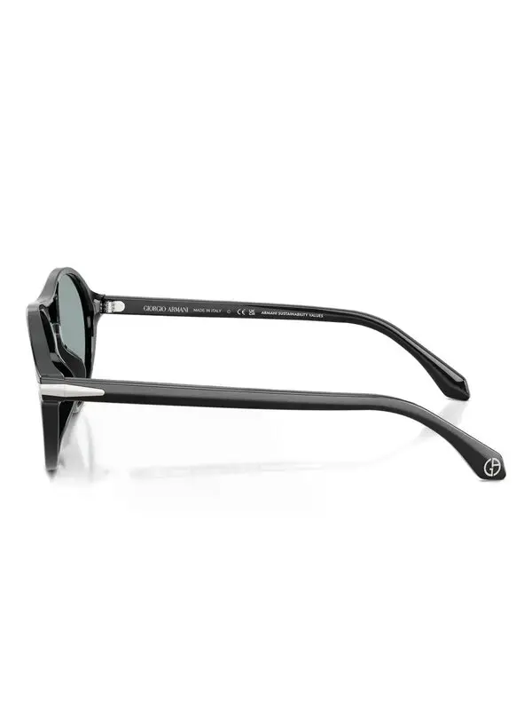 Giorgio Armani Round-frame Sunglasses - Black