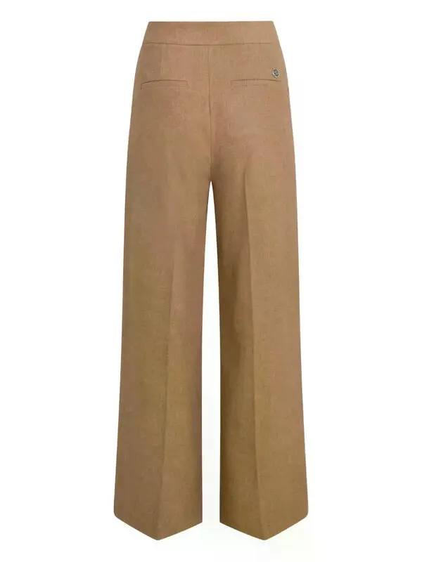 Karl Lagerfeld Pleated Wide-leg Trousers