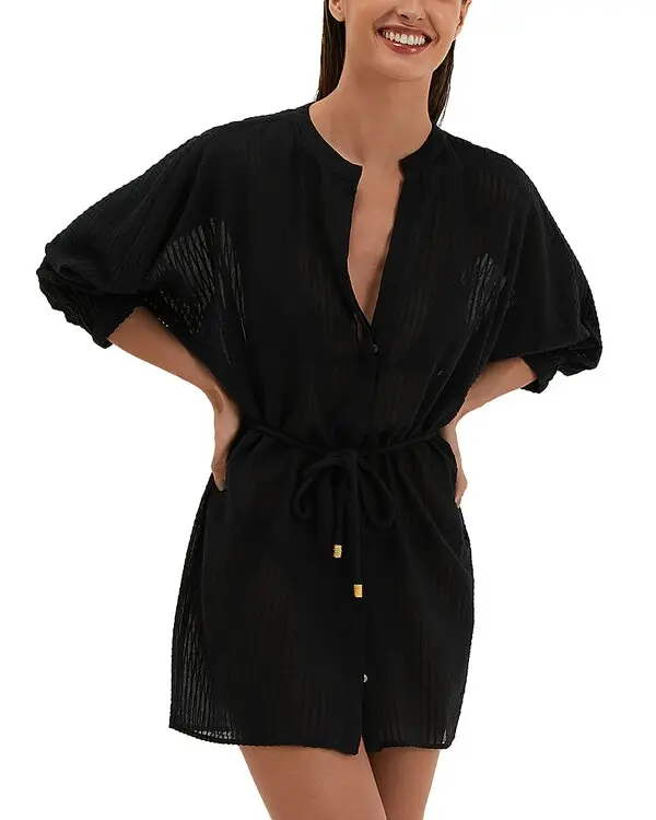 VIX PAULA HERMANNY Lilou Dress Cover Up - Black