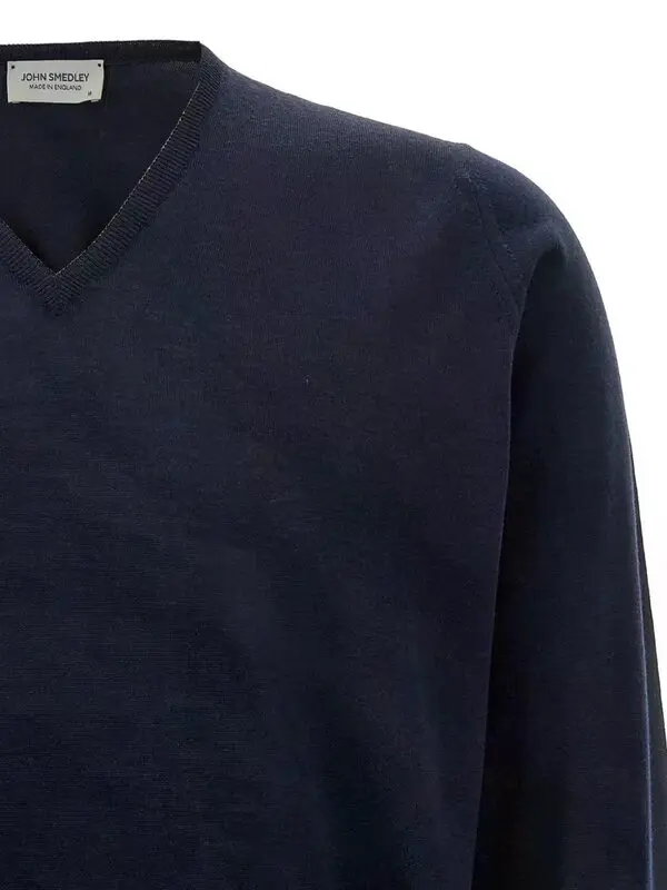 John Smedley V-neck Wool Sweater