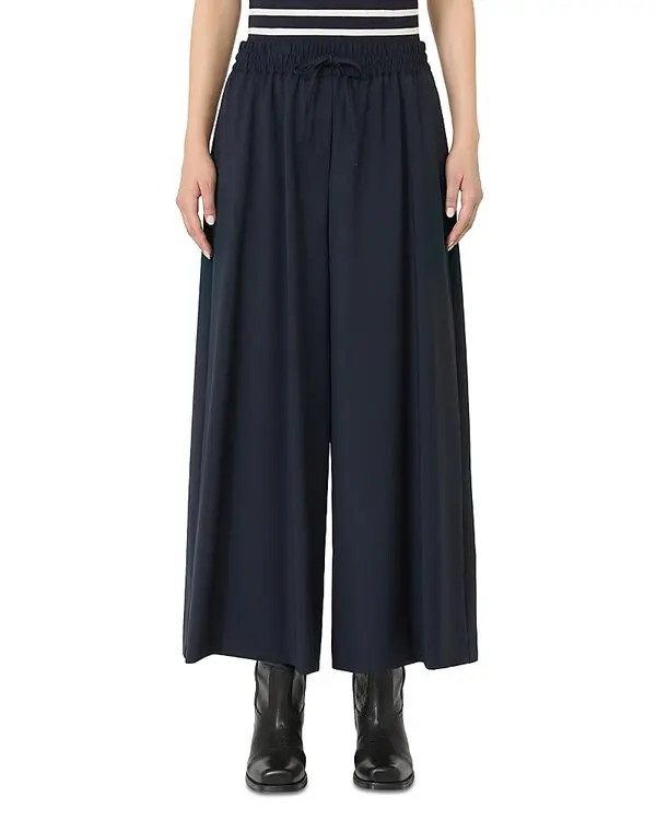 Max Mara Elmo Wool Cropped Trousers