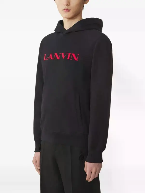 LANVIN Logo-print Hoodie