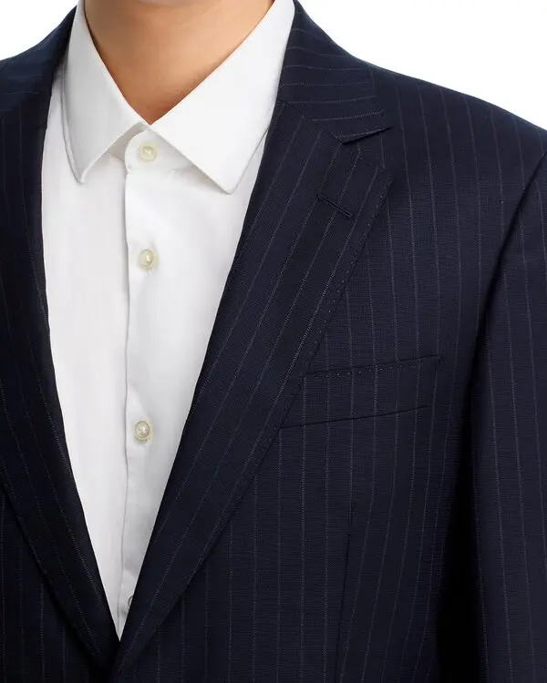 BOSS H-huge Chalk Stripe Slim Fit Suit