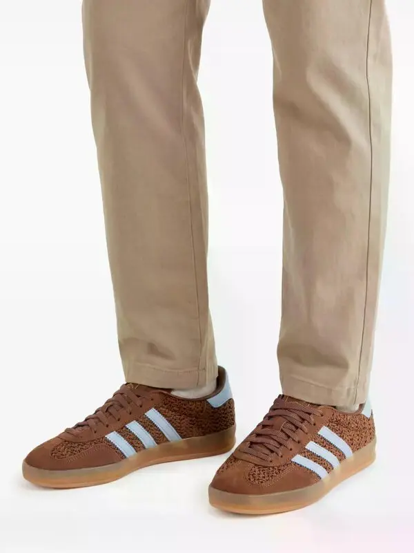 Adidas Gazelle Leather Sneakers - Brown