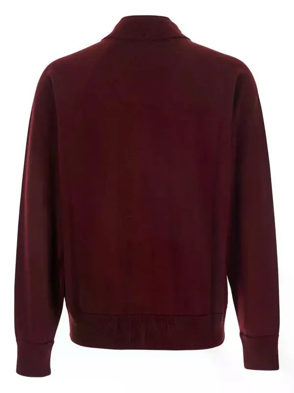 JIL SANDER Zip-up High-neck Cardigan