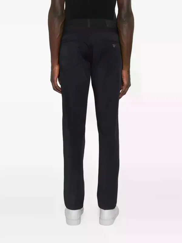 Emporio Armani Logo-plaque Trousers