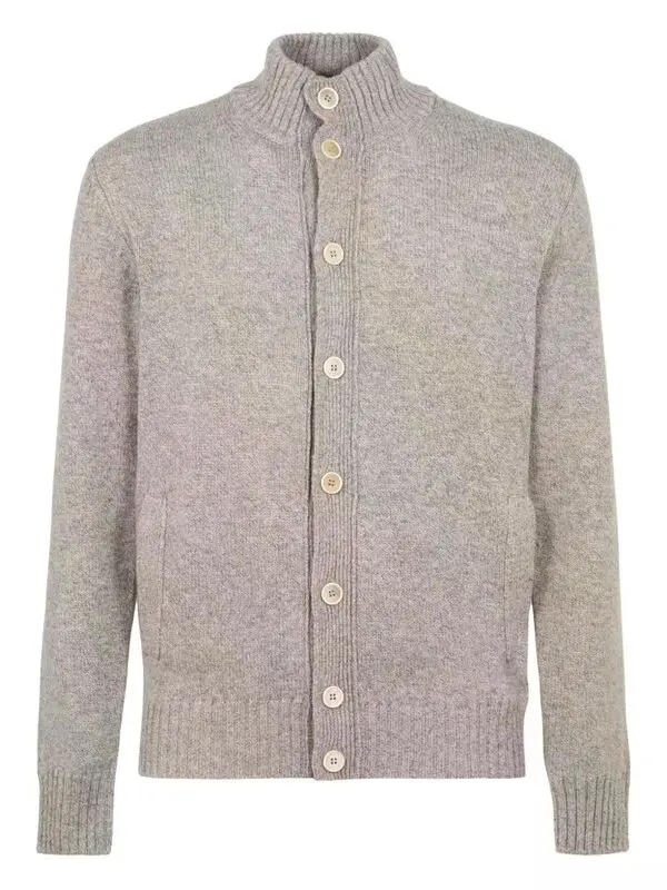 SLOWEAR Ribbed-knit Cardigan