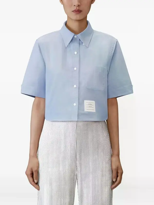 Thom Browne Oxford Short-sleeve Shirt