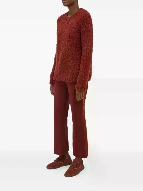 Gabriela Hearst Textured Crew-neck Sweater