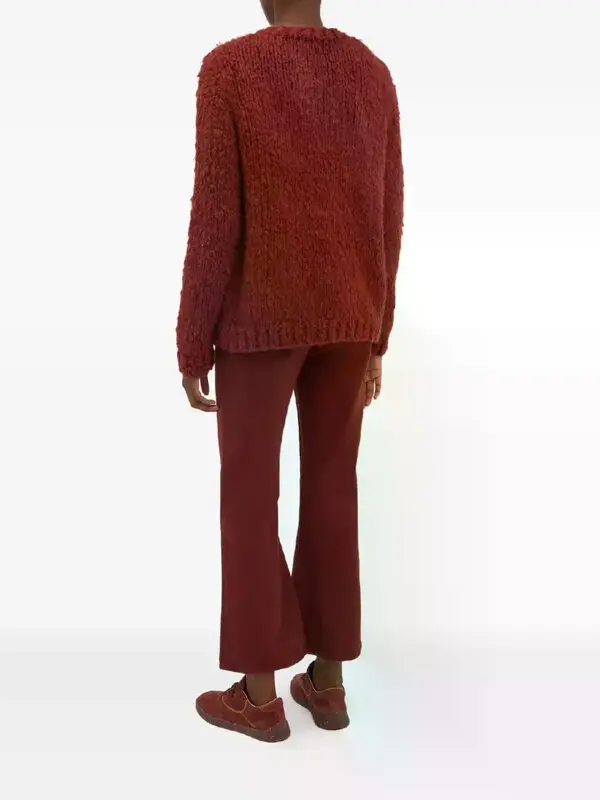 Gabriela Hearst Textured Crew-neck Sweater