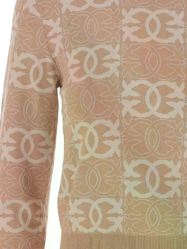 Pinko Love Birds-print Crew-neck Sweater