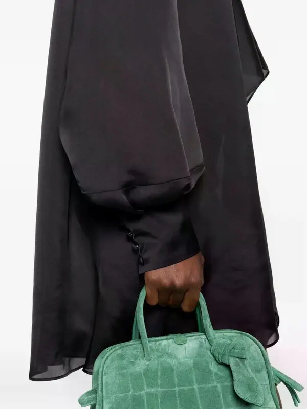 Sacai High-neck Mini Dress