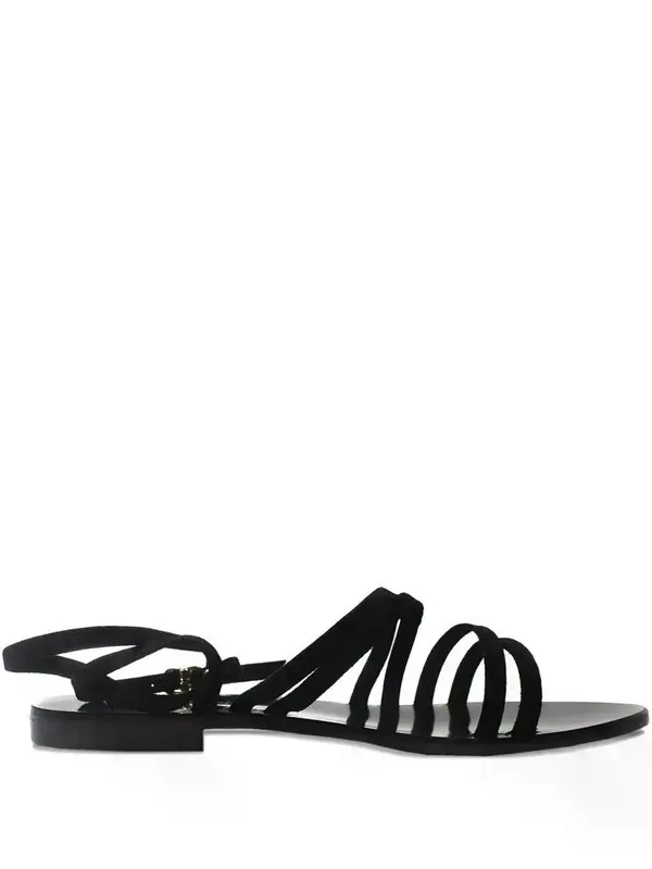 CAPRI POSITANO SANDALS Strappy Leather Flat Sole Sandals