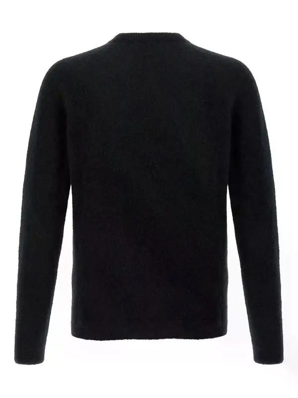 ROBERTO COLLINA Crew-neck Cashmere Sweater - Black