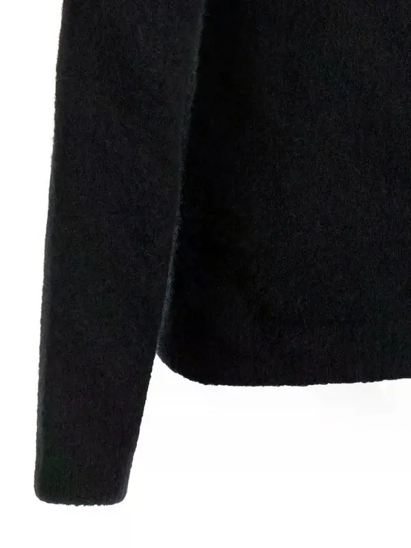 ROBERTO COLLINA Crew-neck Cashmere Sweater - Black