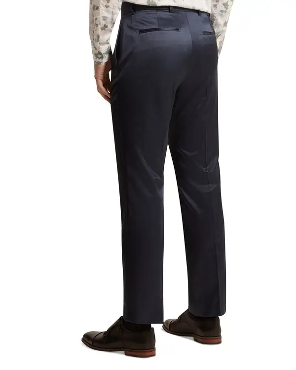 Ted Baker London Fluidt High Shine Straight Fit Tailored Pants