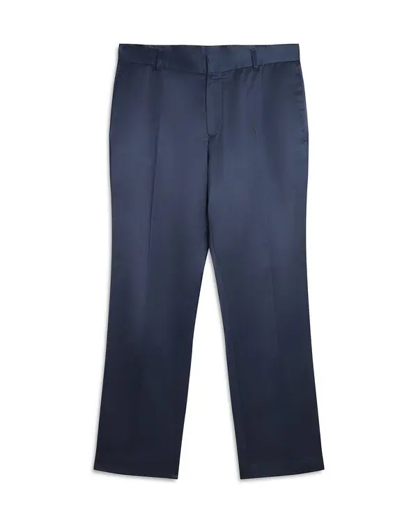 Ted Baker London Fluidt High Shine Straight Fit Tailored Pants