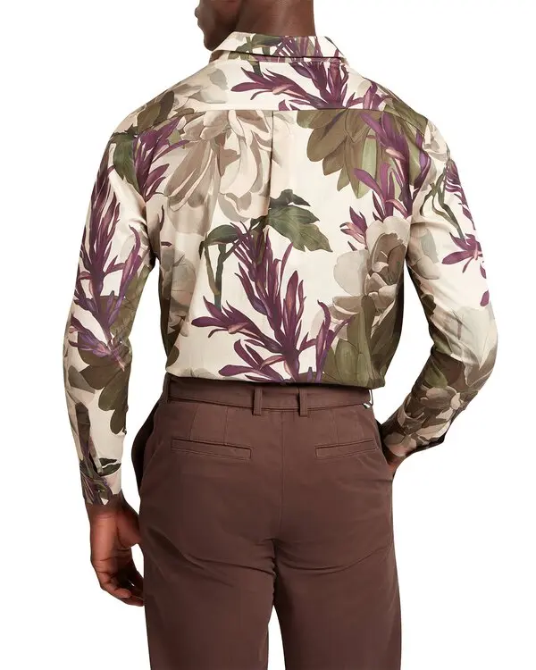 Ted Baker London Wetherb Bold Bloom Print Regular Fit Shirt