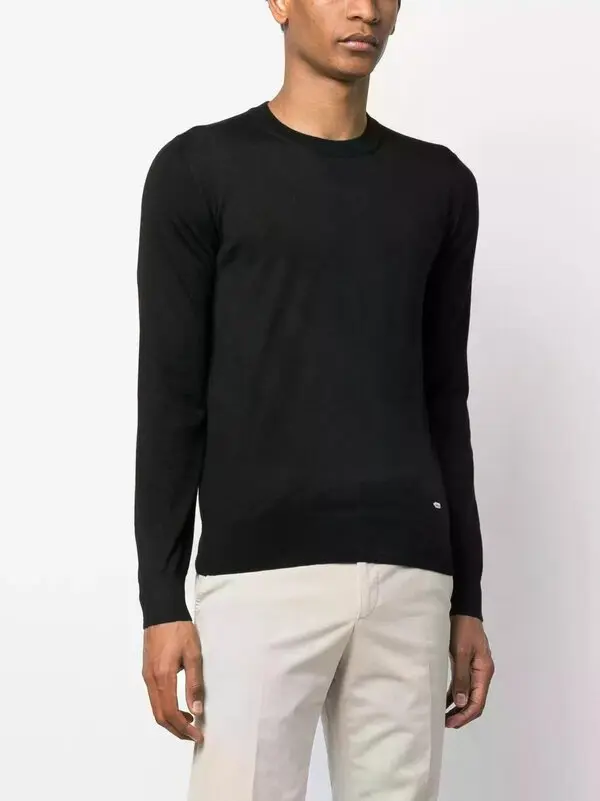 Brioni Crew-neck Cashmere-silk Jumper