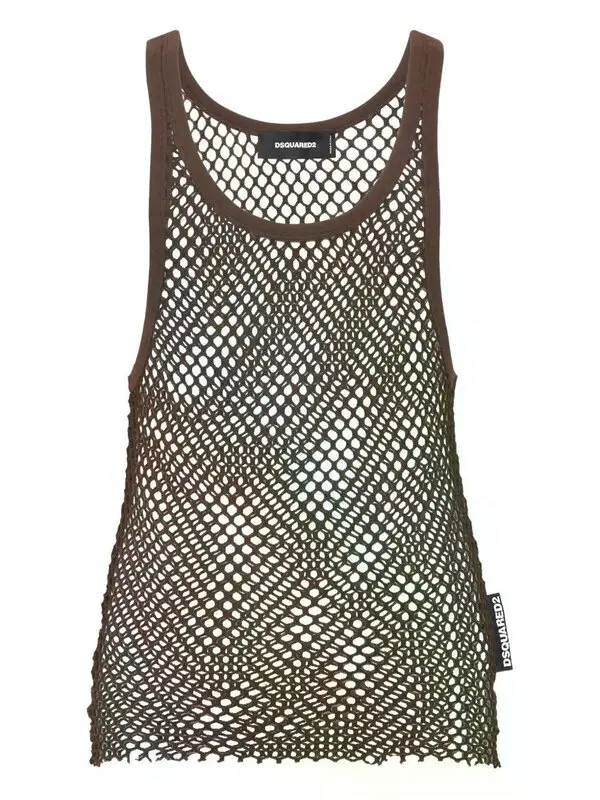 Dsquared2 Sleeveless Mesh Tank Top
