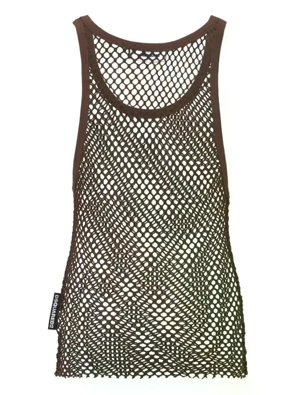 Dsquared2 Sleeveless Mesh Tank Top