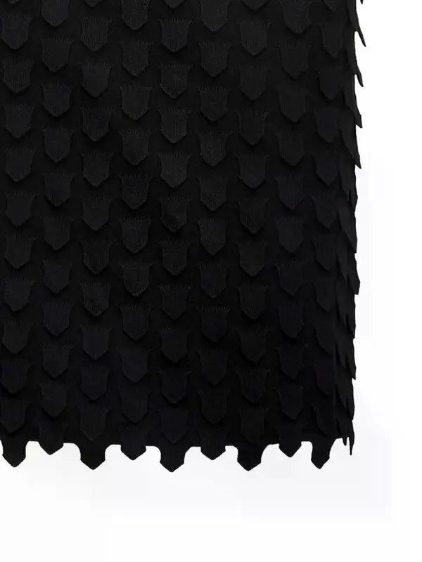 Malìparmi Textured Knit Midi Skirt