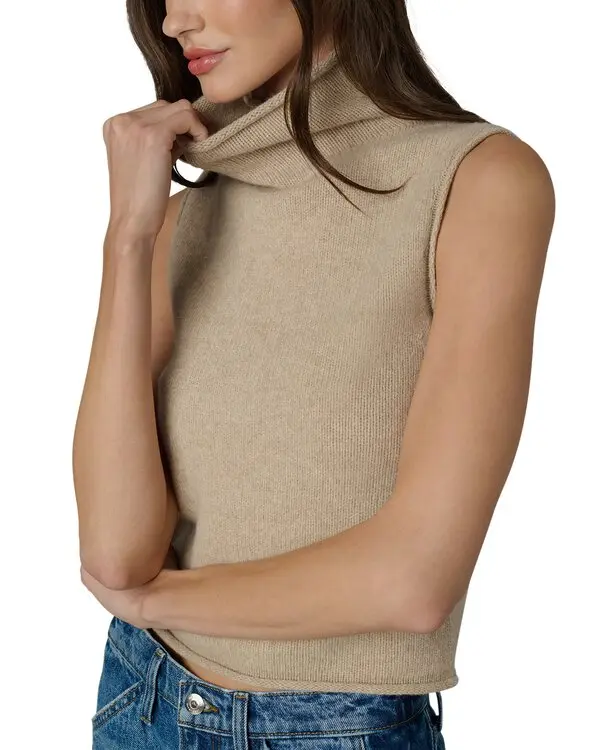 Joe's Jeans The Stevie Sleeveless Roll Neck Sweater