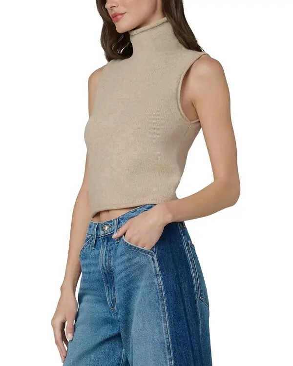 Joe's Jeans The Stevie Sleeveless Roll Neck Sweater