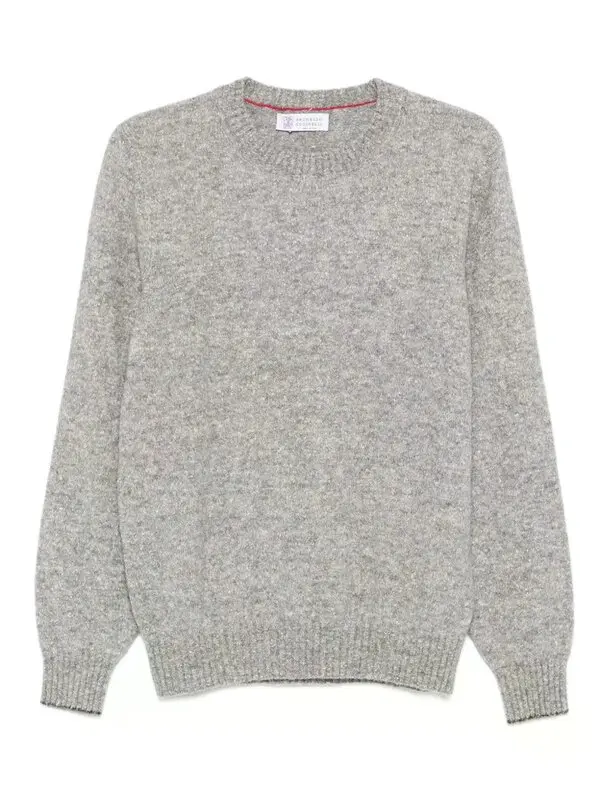 Brunello Cucinelli Crew-neck Long-sleeve Sweater