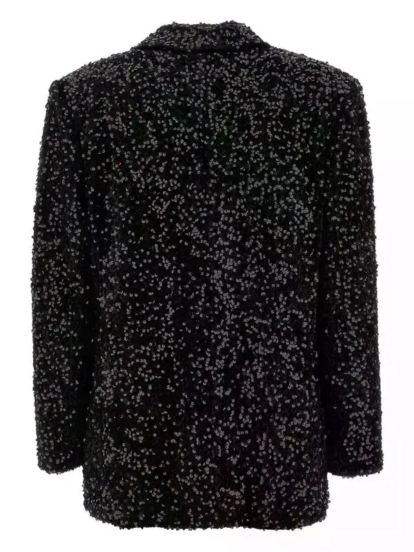 LE TWINS Sequin Double-breasted Blazer