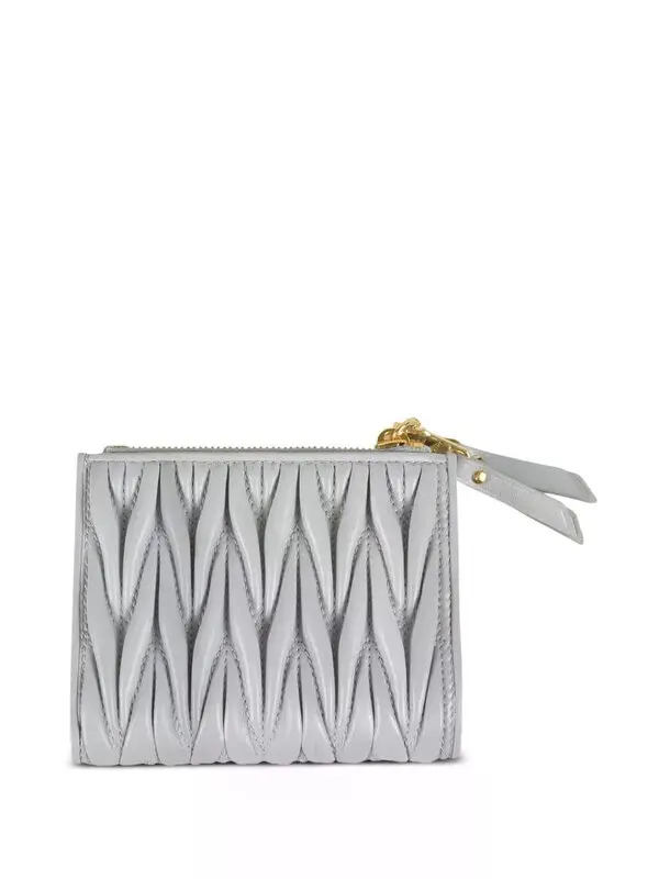 Miu Miu Matelasse Zip-around Wallet