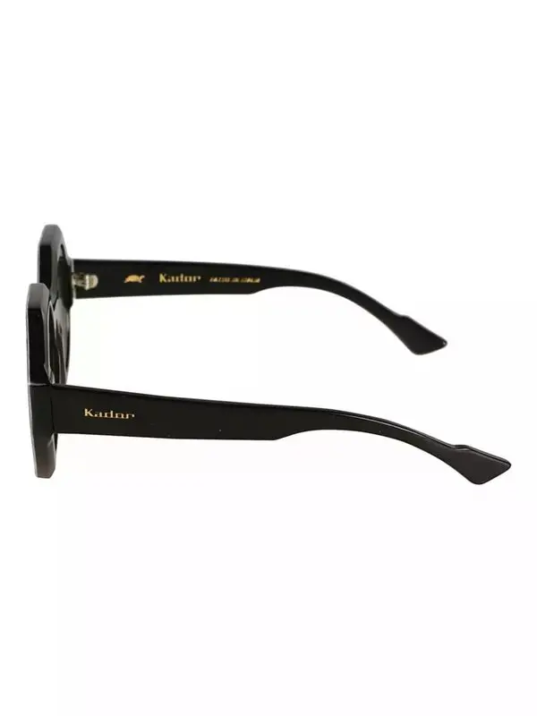 Kàdor Kaorle Octagonal-frame Sunglasses - Black