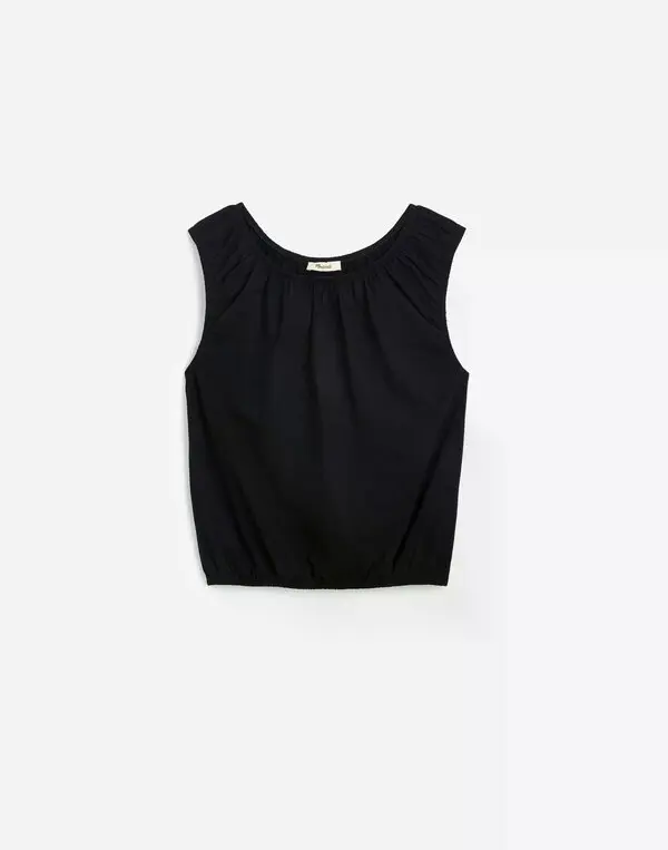 Madewell Bubble-hem Tee - Jet Black