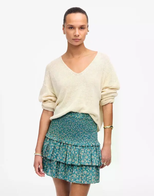 Madewell Tiered Mini Skirt
