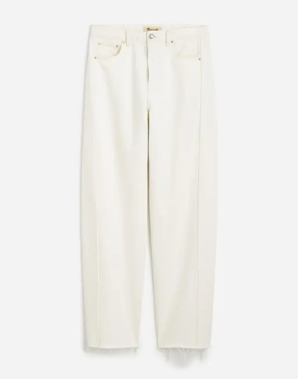 Madewell Petite Pieced Barrel-leg Jeans