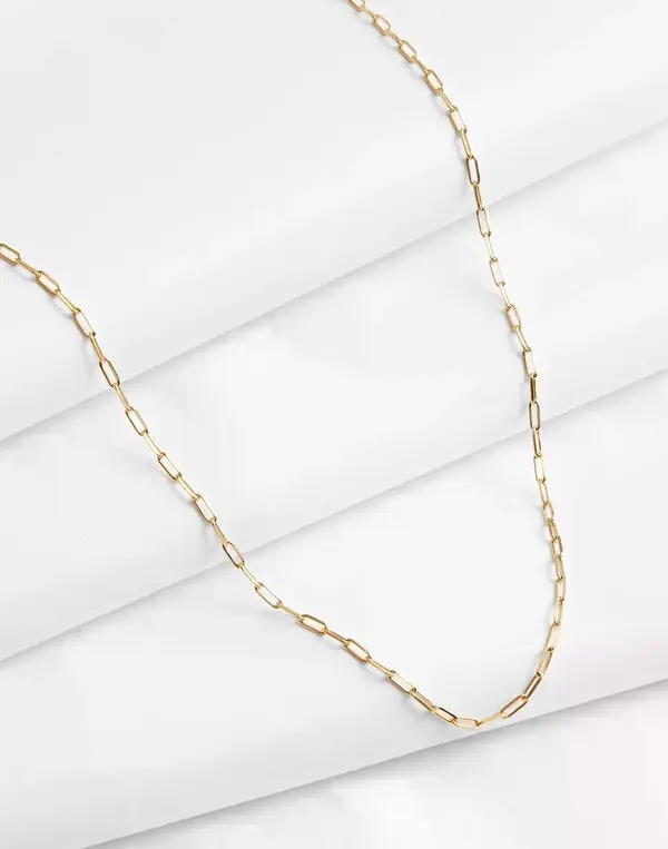 Madewell Demi-fine Paperclip Chain Necklace - 14k Gold