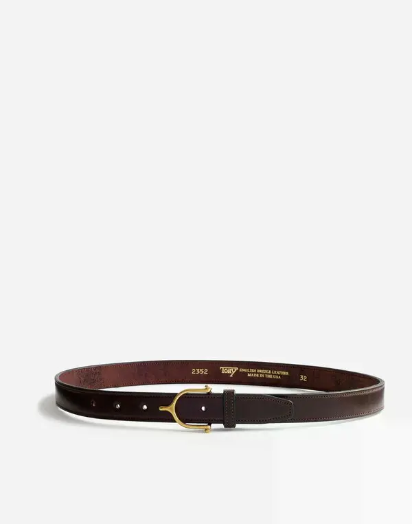 Madewell Tory Leather Spur Belt - Havana