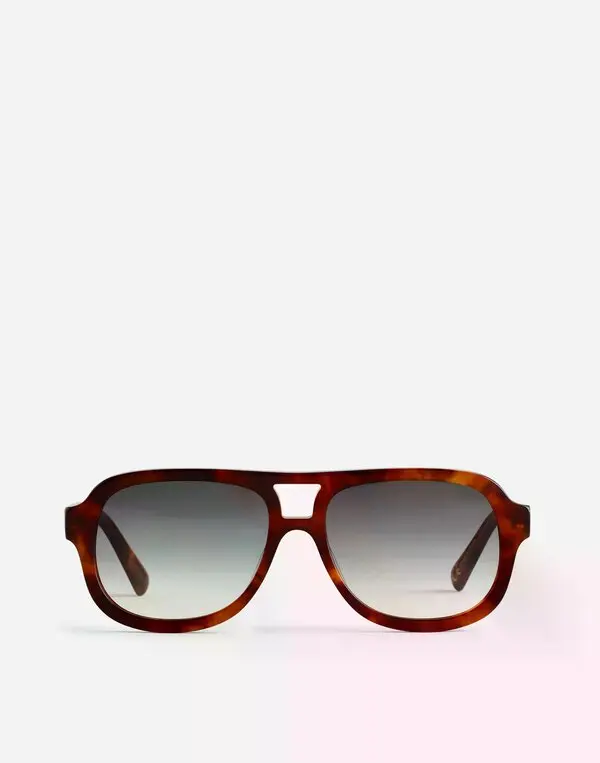 Madewell Dashden Aviator Sunglasses - Milky Acorn Tortoise