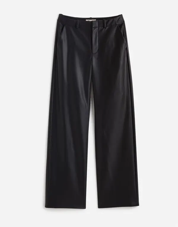 Madewell Low-slung Baggy Faux Leather Pants