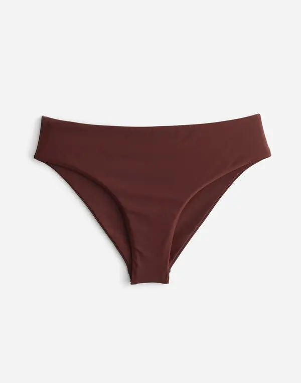 Madewell Jade Swim Daya Bikini Bottom - Mocha