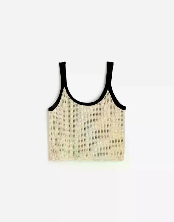 Madewell Open-stitch Cotton Sweater Tank