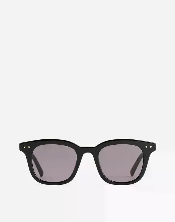 Madewell Square Acetate Sunglasses - True Black