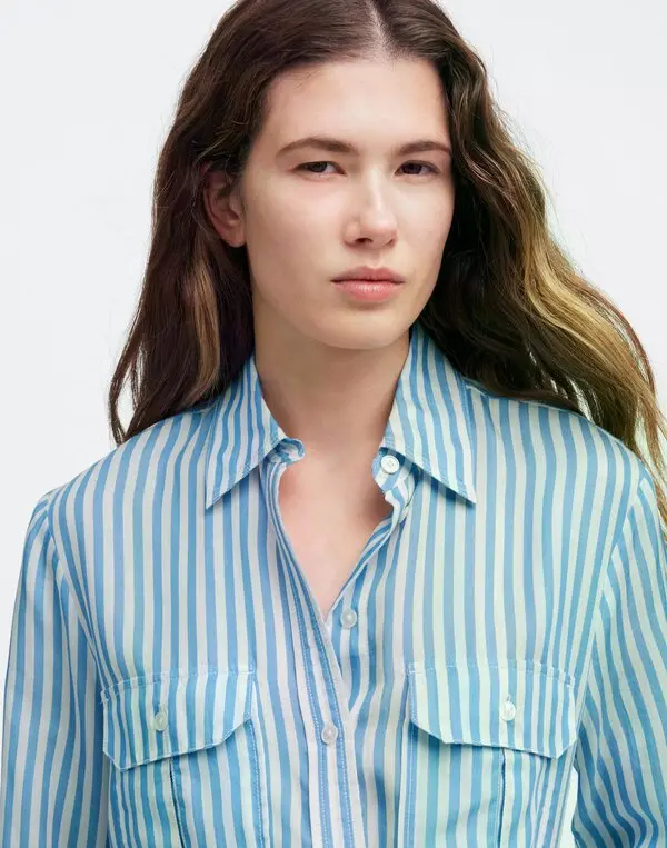 Madewell Utility-pocket Button-up Shirt - Waterfall