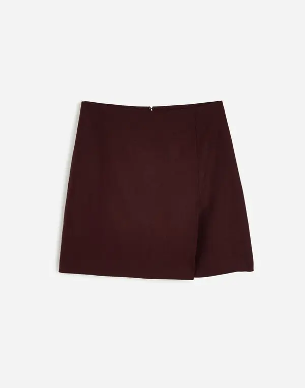Madewell Pleated Linen Mini Skirt