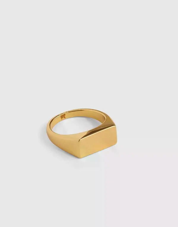 Madewell Long Signet Ring