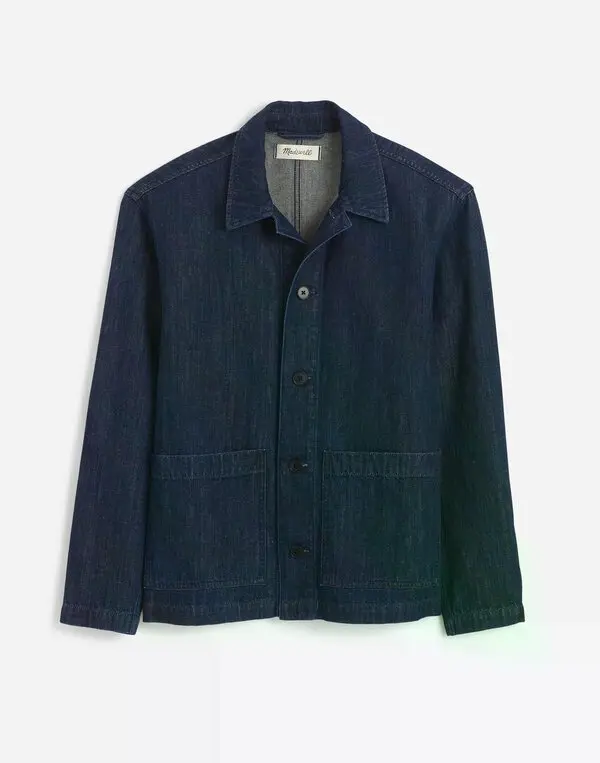 Madewell Chore Jacket In Summer Denim