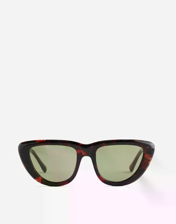 Madewell Oversized Angular Sunglasses - Whisky Tort