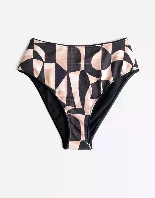 Madewell Zulu & Zephyr Print Brief Bikini Bottom - Mosaic